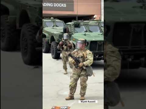 WATCH: Kurt Russell’s Son Wyatt Russell CONFRONTS Trump’s National Guard 😳 | Hollywood Takes a Stand