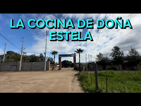 VISITANDO LA COCINA DE DOÑA ESTELA EN VALLE DE GUADALUPE, BC.