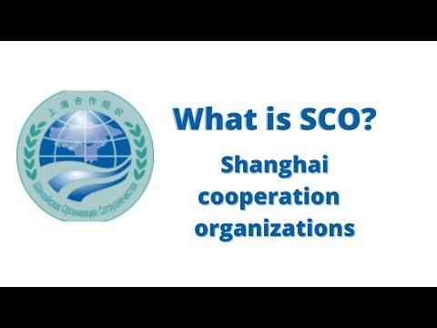 What is SCO? | Shanghai cooperation organization | in English