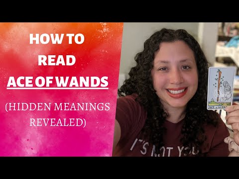 ACE OF WANDS tarot card MEANING & symbolism (Includes reversed meanings & astrology)