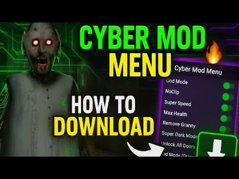 Granny 1 MOD MENU is Now CYBER?! Download & Play Now!"😱💯
