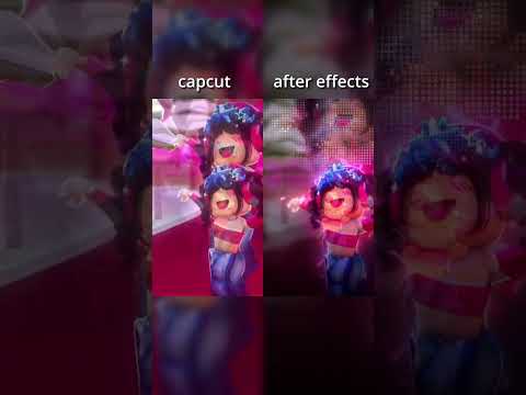 CAPCUT VS AFTER EFFECTS ๐ญ #shorts