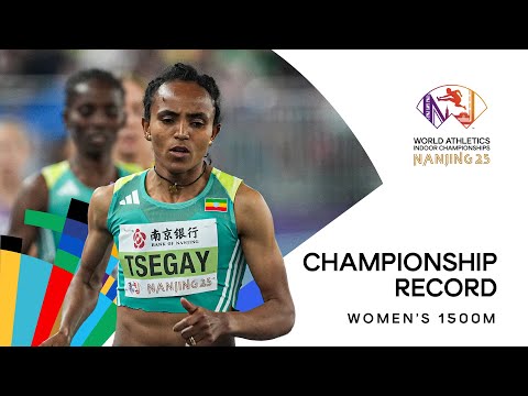 Tsegay secures 1500m gold in 3:54.86 | World Indoor Championships Nanjing 25