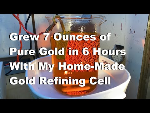 Electrolytic Gold Refining Cell Pt2