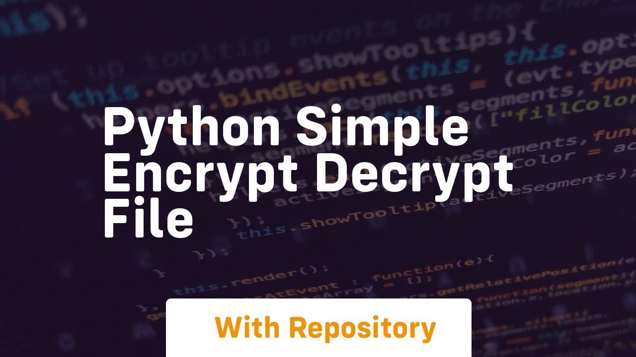 python simple encrypt decrypt file