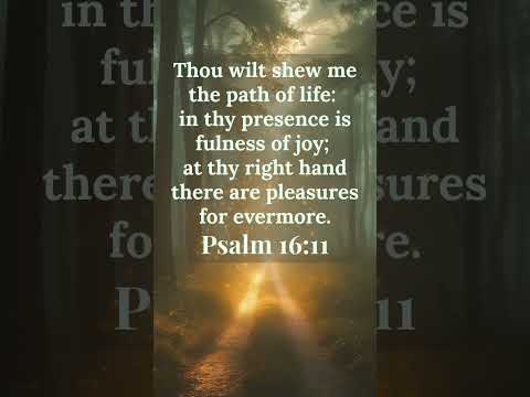 The Path of Life | Psalm 16:11 (KJV)