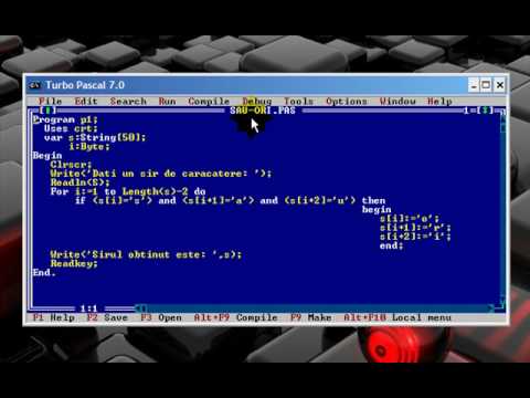 Tutorial Turbo Pascal tutorial en español | CUEVAS DE TAULABE