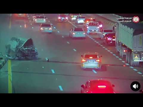 Traffic accident video by Abu Dhabi Police