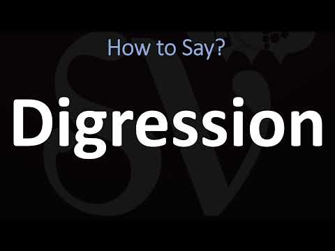 How to Pronounce Digression? (CORRECTLY)