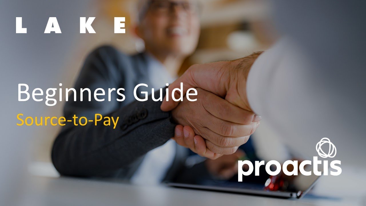 Proactis Source-to-Pay Beginners Guide