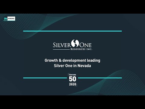 Silver One Resources Inc. (TSXV: SVE) - 2020 TSX Venture 50