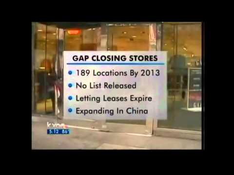 gap closing - stores opening instead in China