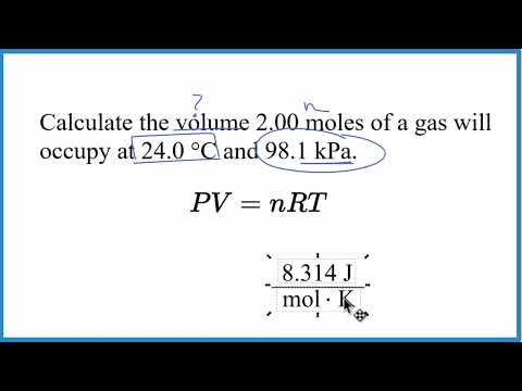 Solving the Ideal Gas Law for Volume (V)