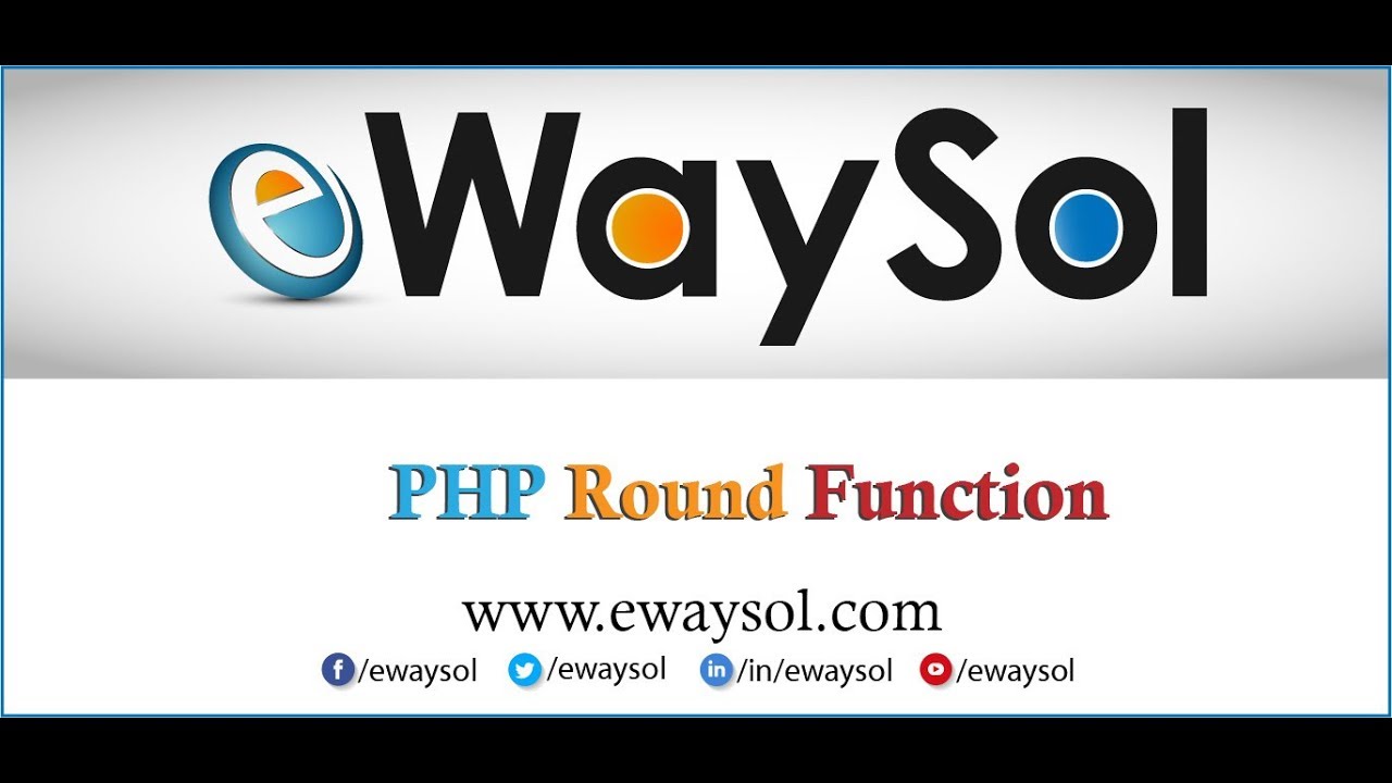 PHP Round Function | eWaySol