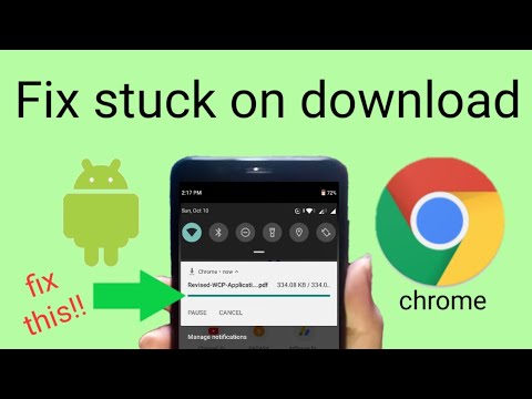 how to fix stuck on download in chrome || chrome stuck download at 100% fix