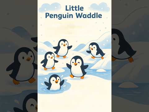 🐧Little Penguin Waddle” – A short and sweet poem for babies and toddlers! 💙