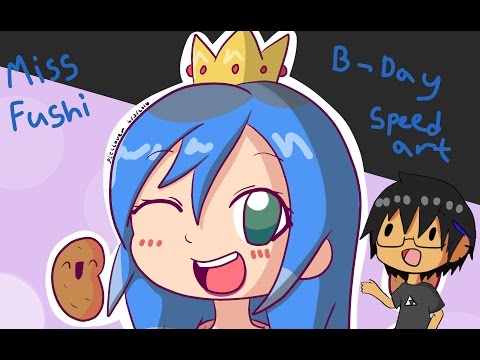 Speedart Miss Fushi San's Birthday Gift (Wacom Intuos Pro, Paint Tool Sai)
