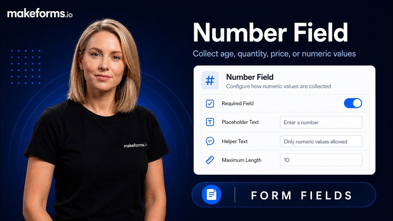 How to Set Up the Number Field in MakeForms (Full Tutorial)