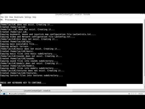 Compiling LINUX AIR COMBAT on Linux Mint P3 of 3