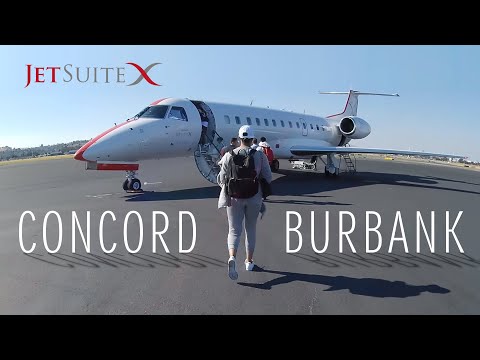 Here's What It's Like to Fly Jetsuite X (JSX) from Concord (CCR) to Burbank (BUR) - 4K video