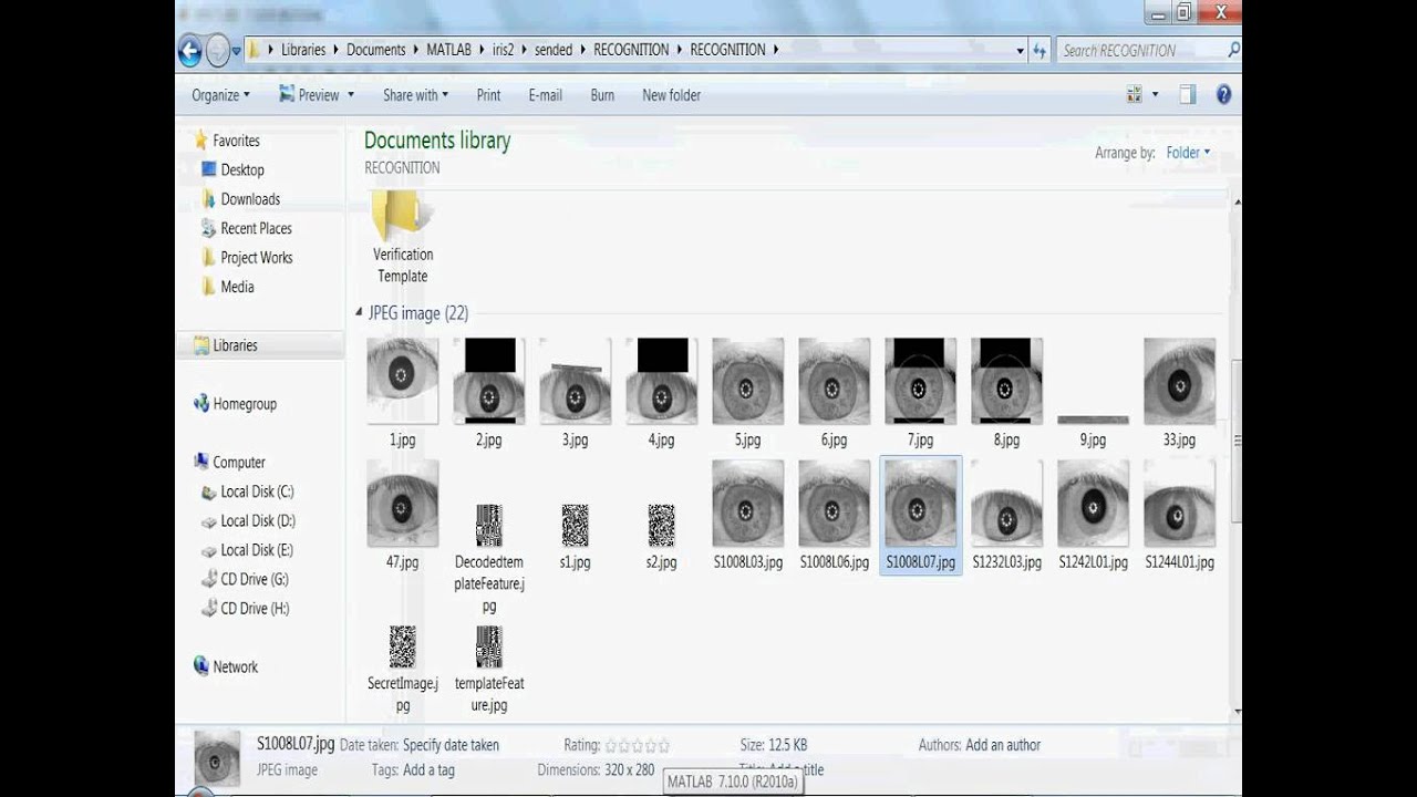 Iris Recognition using Wavelet Transform Matlab Detection IEEE Project