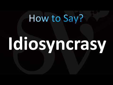 How to Pronounce Idiosyncrasy (CORRECTLY!)