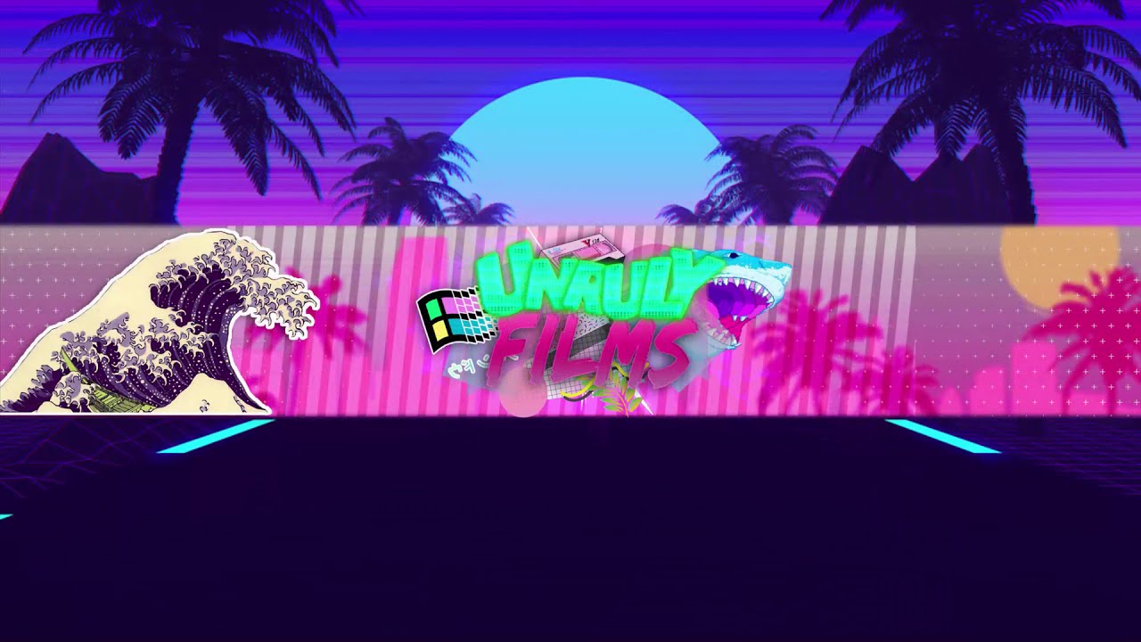 Vaporwave Banner Speedart
