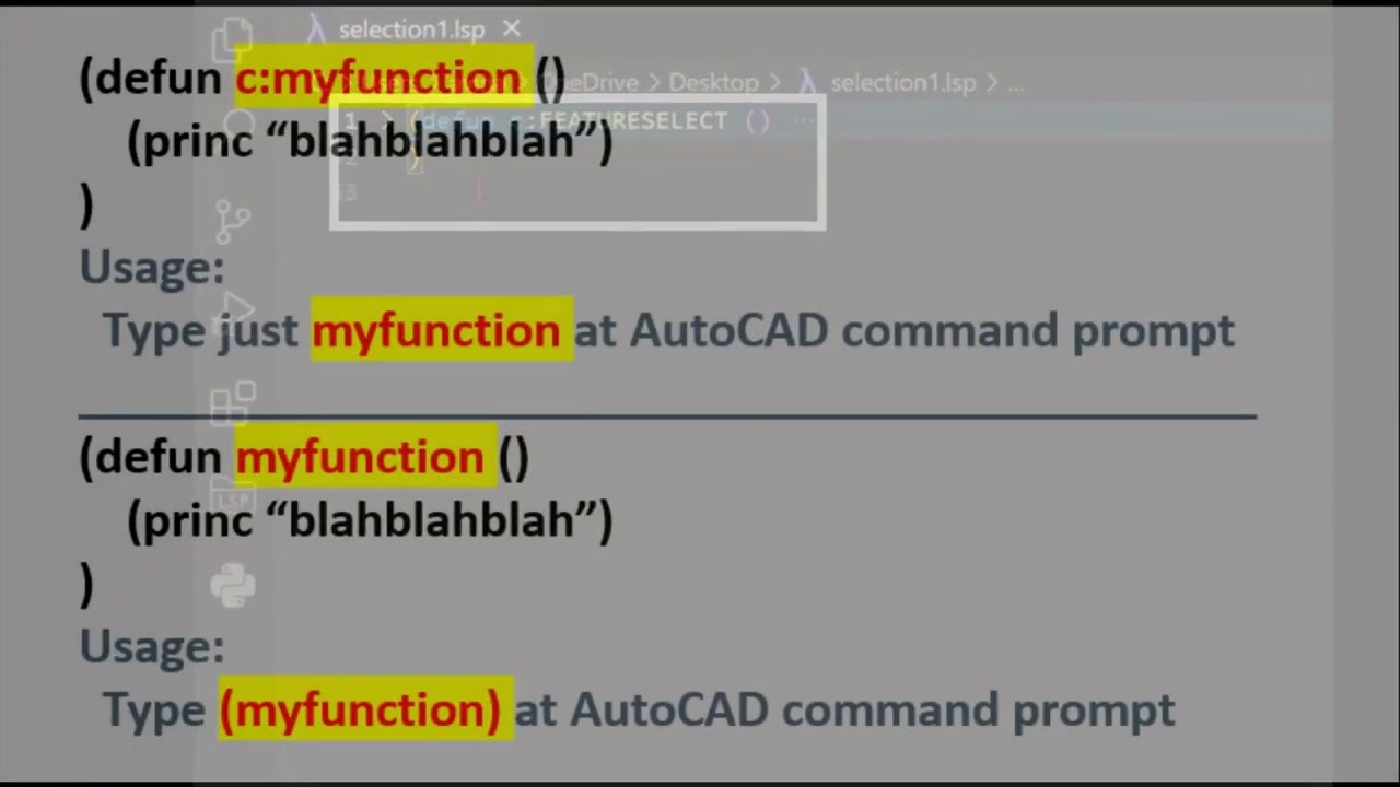 AutoLISP Hand on Tutorial - 1