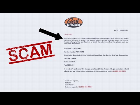 If you receive this email from Best Buy DON'T OPEN IT! (GEEK SQUAD SCAM)