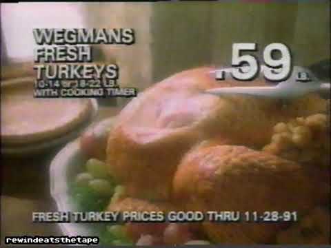 Wegmans (1991) Television Commercial - Thanksgiving