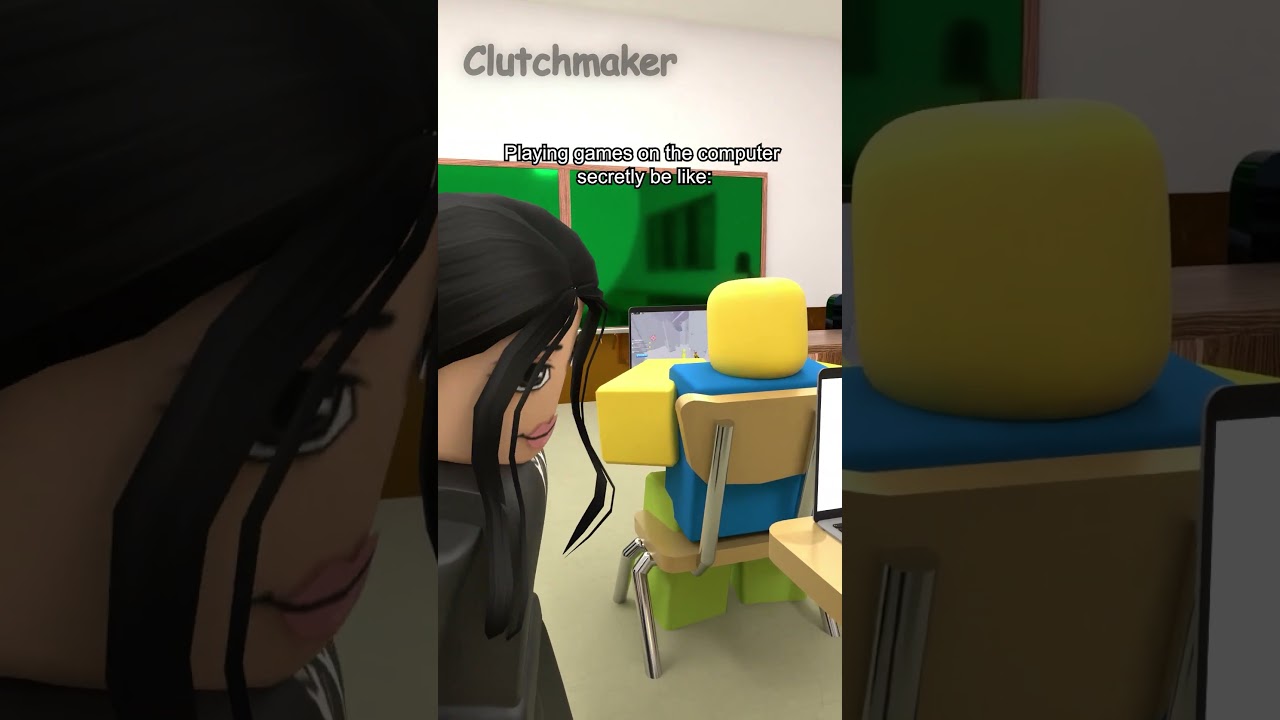 Playing games on the computer secretly be like: