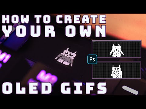How to Create Your Own Gifs for Steelseries Apex 5, 7, pro OLED Screens | Keyboard | Photoshop
