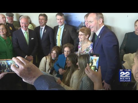 Congressman Neal hosts Tanaiste Michael Martin and US Ambassador to Ireland Claire Cronin