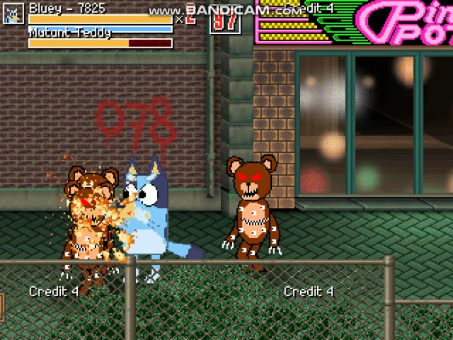 Exploring OpenBOR: Bluey Battles Mutant Teddy Bears and an Evil Clone ...