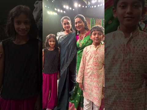 Actress Aamani met Vijayashanti garu with her children | #aamani | #vijayashanti |#illuillalupillalu