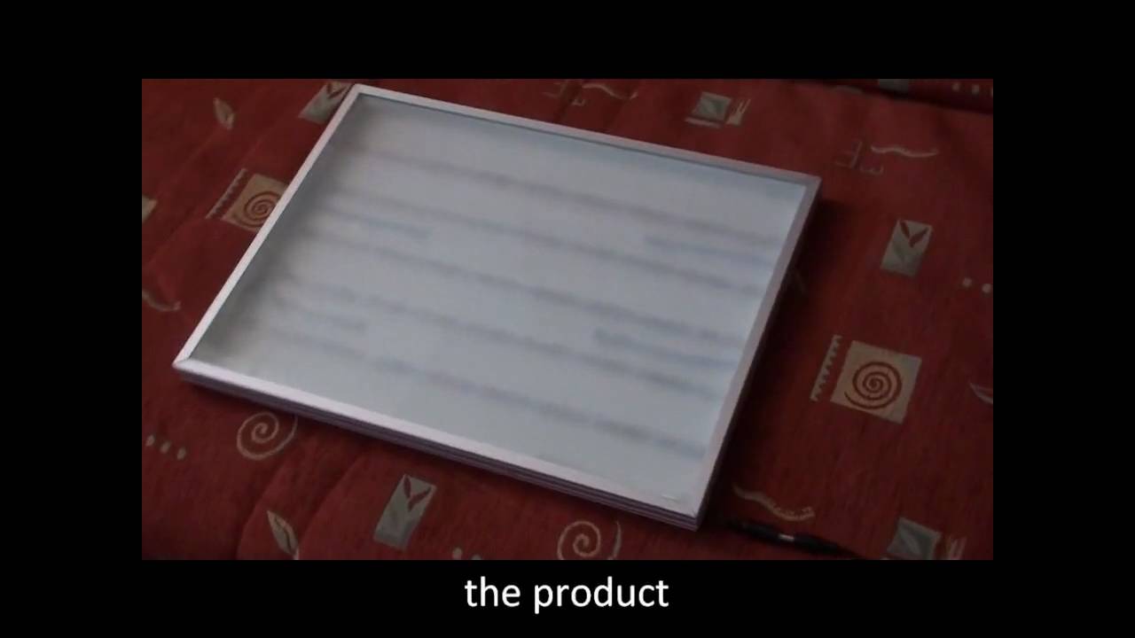 How to make a flat light table