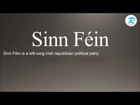 How to pronounce Sinn Fein