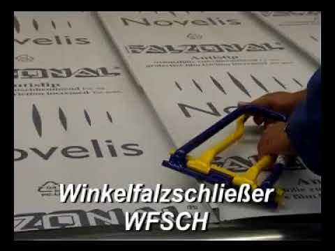Rau 111 Single Stage Standing Seam Folder in Action