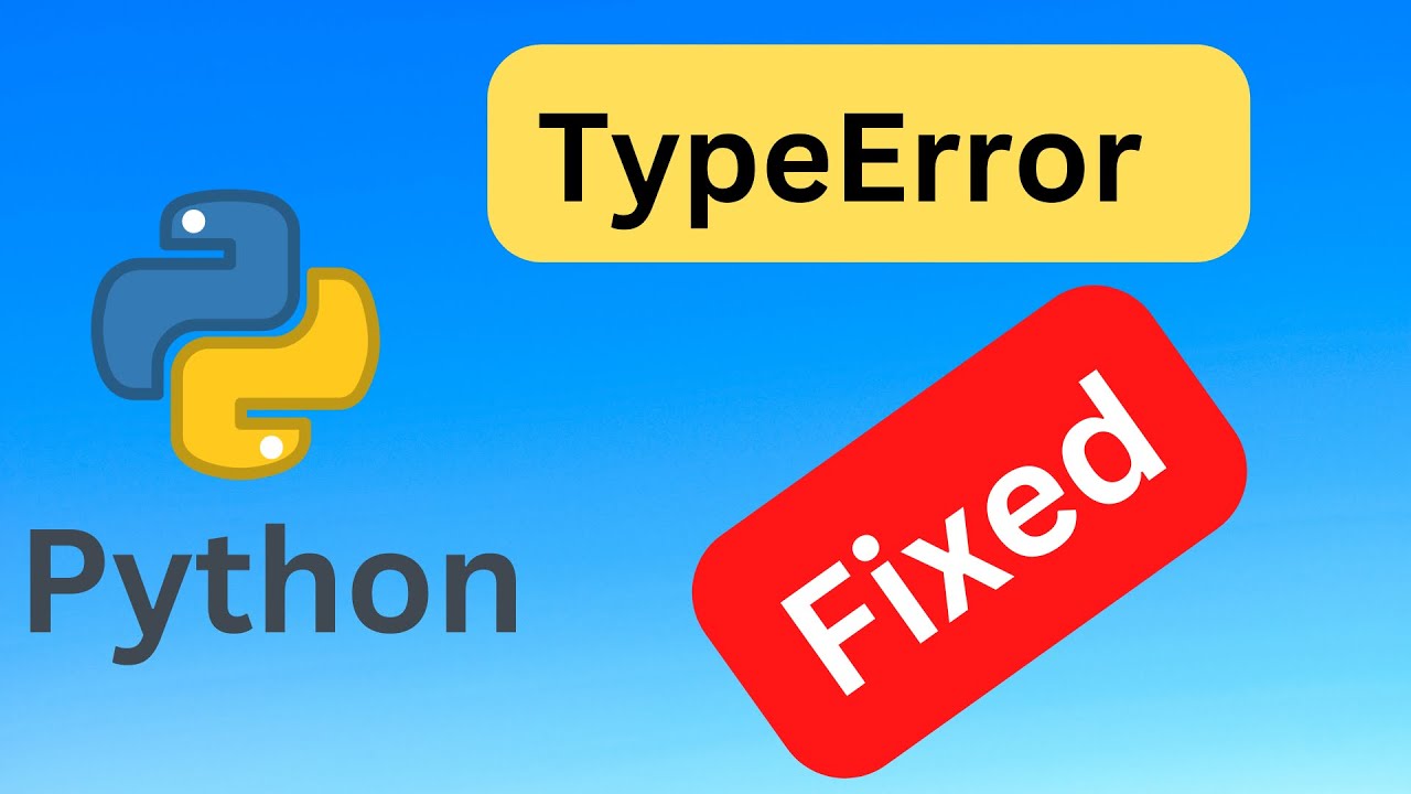 TypeError in python | How to fix TypeError in python | Python programming [SOLVED]#python