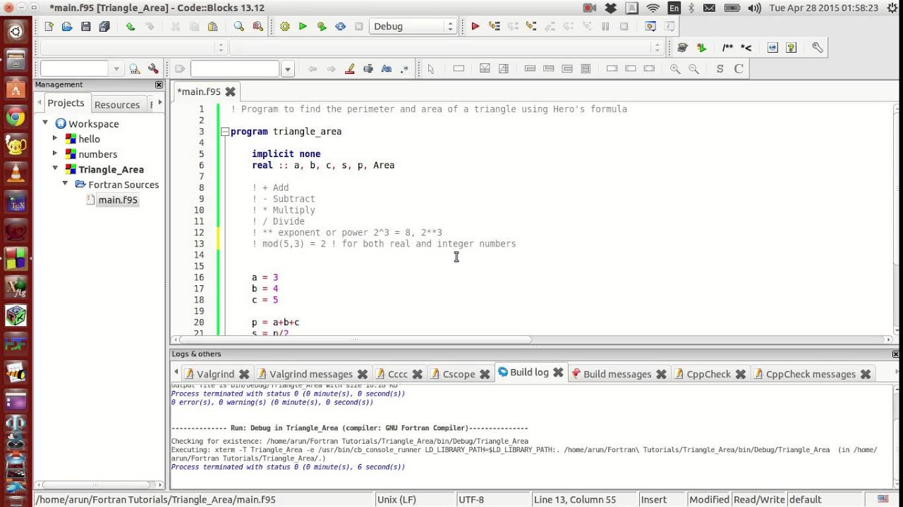 Fortran Programming Tutorials (Revised) : 006 : Fortran Operators and Operator Precedence