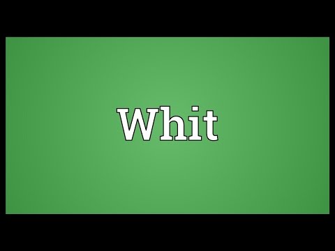 Whit Meaning
