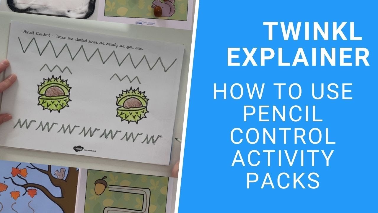 How to Use Pencil Control Activity Packs