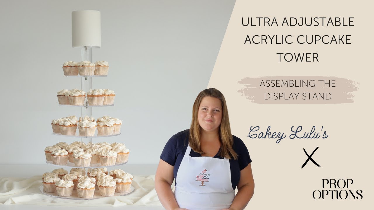 How To Assemble The Ultra Adjustable 6 Tier Acrylic Cupcake Display Stand