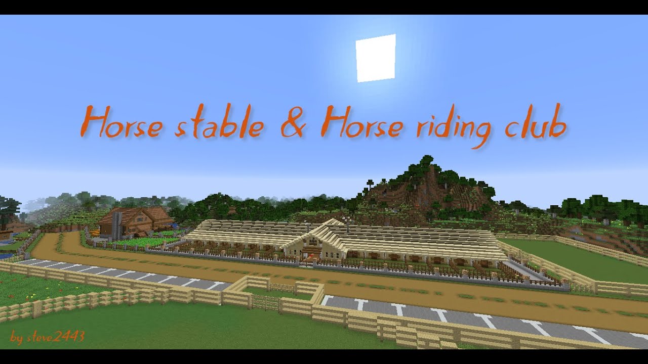 Horse Stable Minecraft Schematic