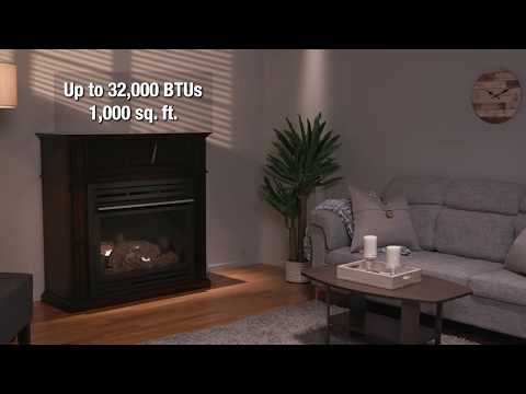 Pleasant Hearth Full Size Vent-Free Fireplaces