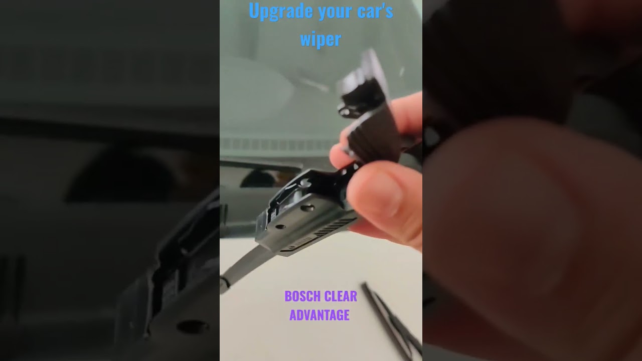 UPGRADE YOUR CAR'S WIPERS TO FRAMELESS BOSCH CLEAR ADVANTAGE