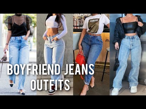 HOW TO STYLE BOYFRIEND JEANS AND MOM JEANS* Stylish Boyfriend Jeans Outfit Ideas On Trend