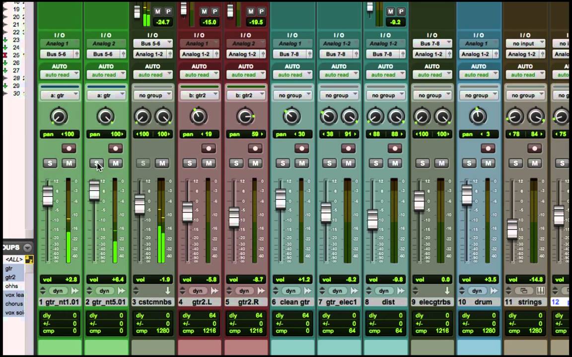 Pro Tools Tips & Tutorials: Solo Safe