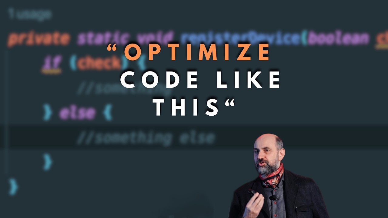 How to do performance optimization - Martin Fowler