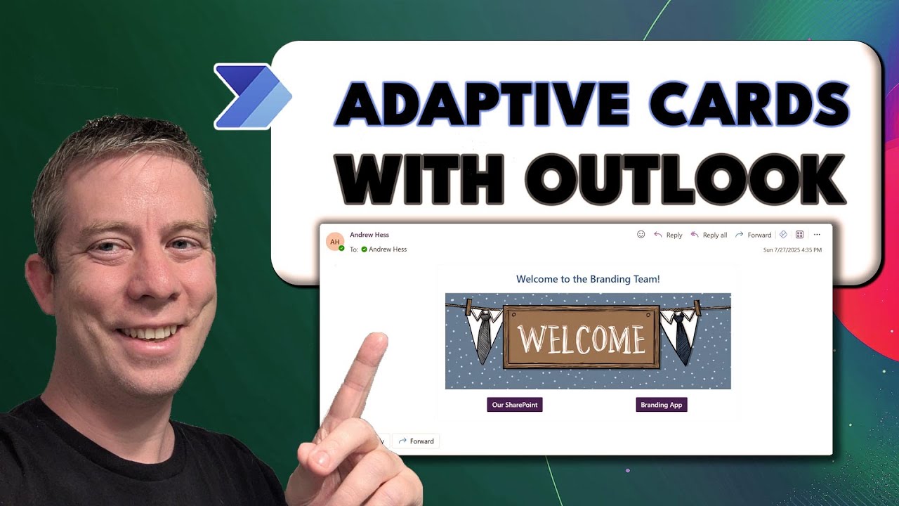 Power Automate - Use Adaptive Cards in Outlook